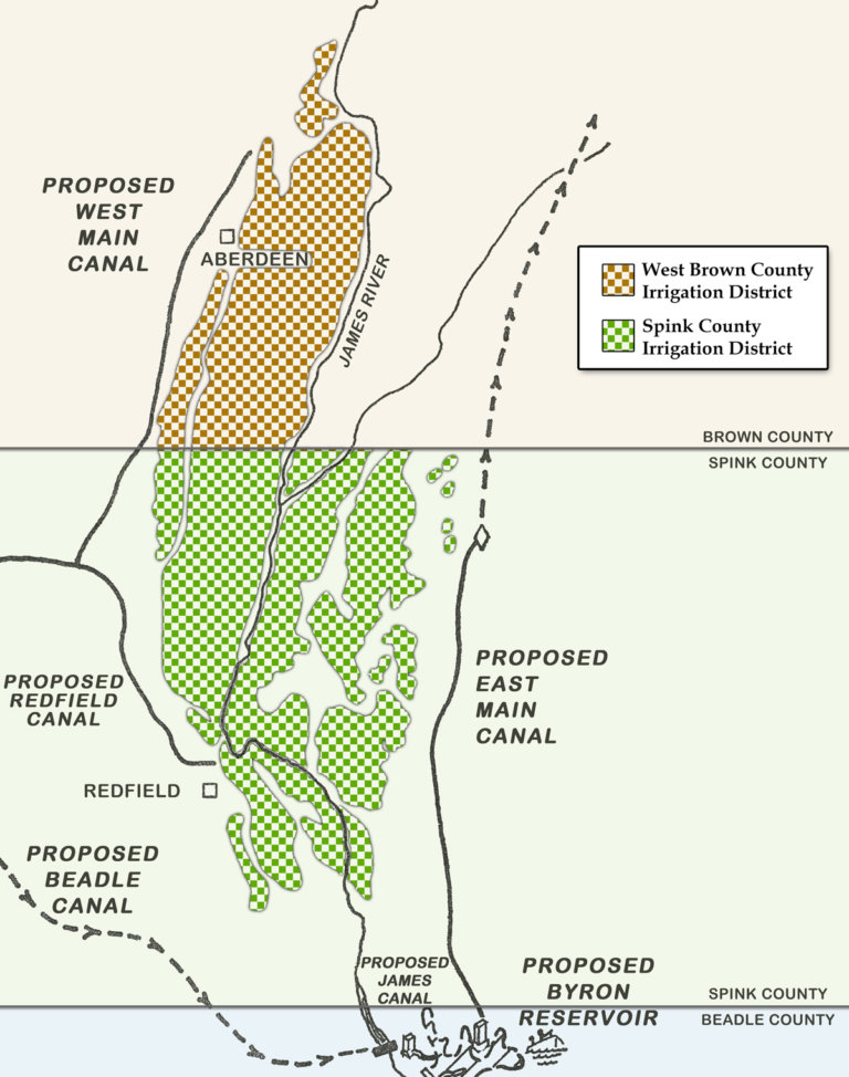 1965 Irrigation Districts Created - NSU: Library